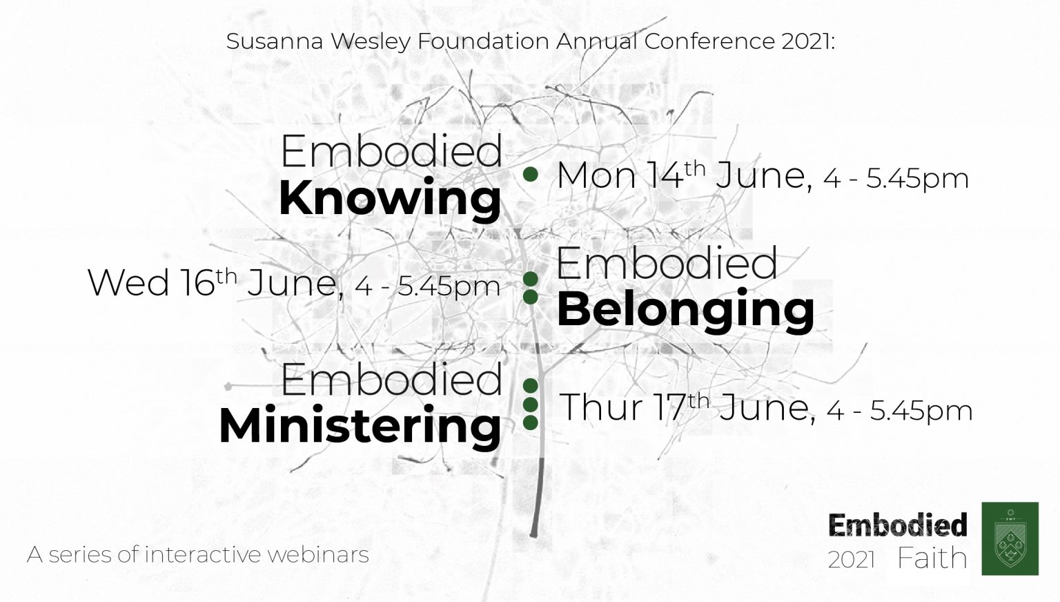 Susanna Wesley Conference 2021: Embodied Faith - The Susanna Wesley ...